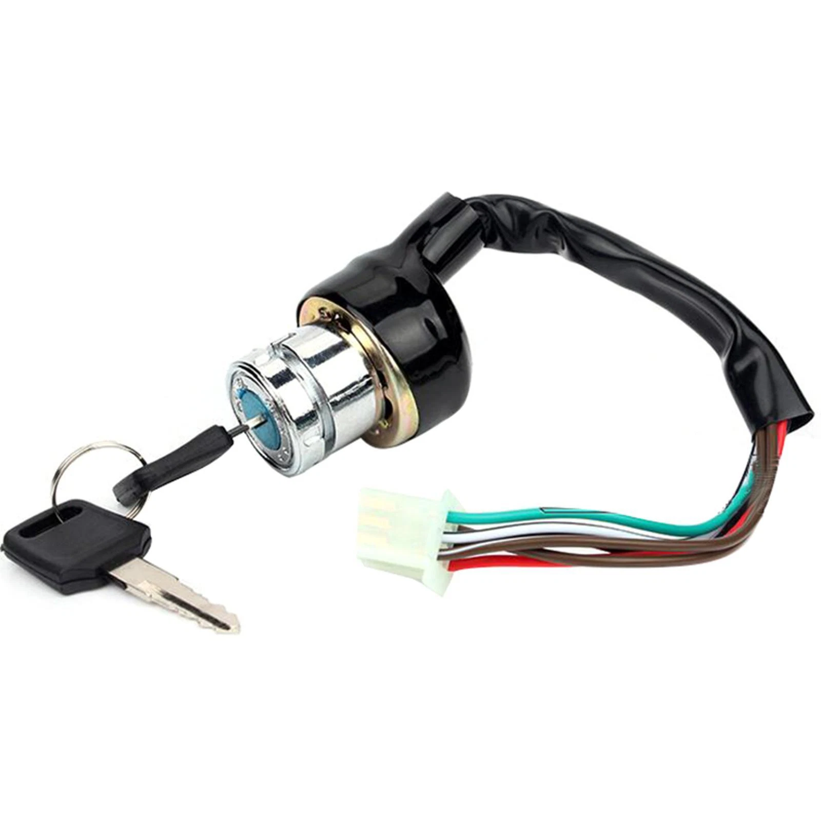 Quality Motorcycle 6 Wire 3 Position Ignition Switch Lock With 2 Keys ...