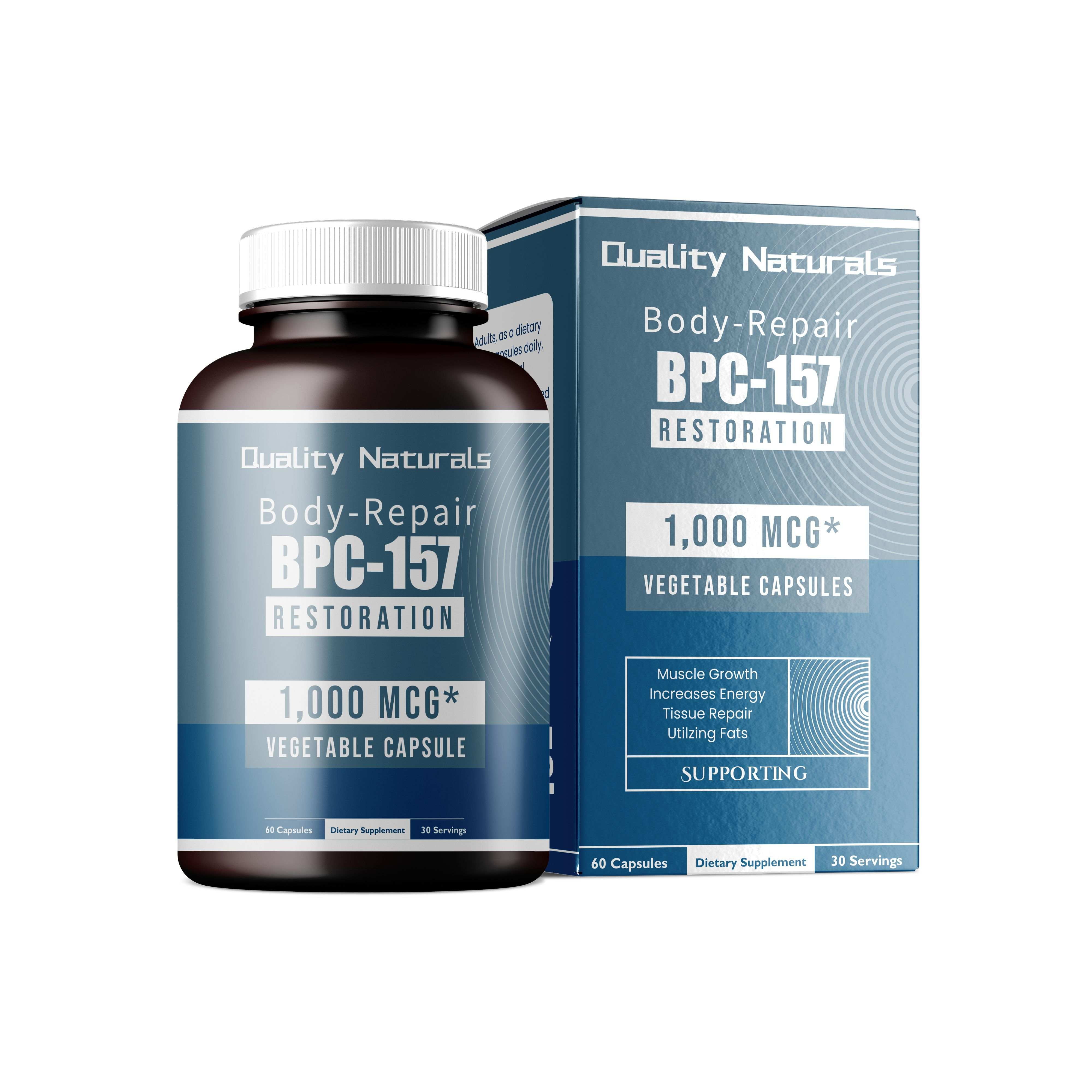 Quality Natural BPC 157 Peptide Caps - FREE 2 day UPS AIR shipping - Walmart.com