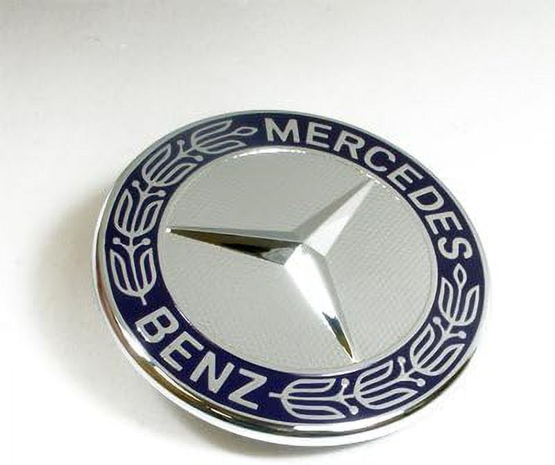Quality Mercedes Blue Hood Emblem Badge, ABS 57mm Fit for W210 W211 ...