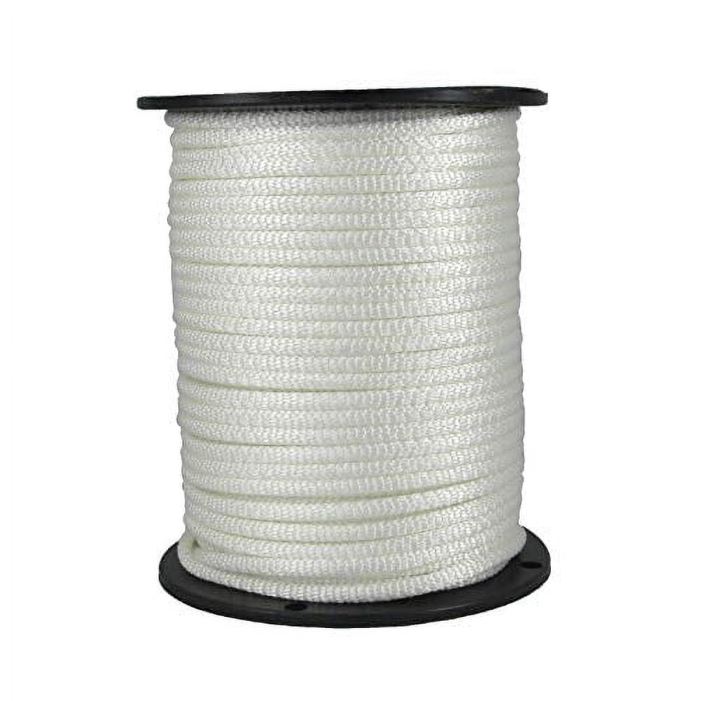 Quality Nylon Rope 1/4" (6.4mm) White Dacron Polyester Rope - 500 foot ...