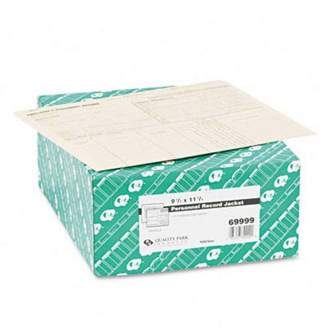 Quality Park 69999 Employee Record Jackets 11-3/4 x 9-1/2 11 Pt. Manila ...