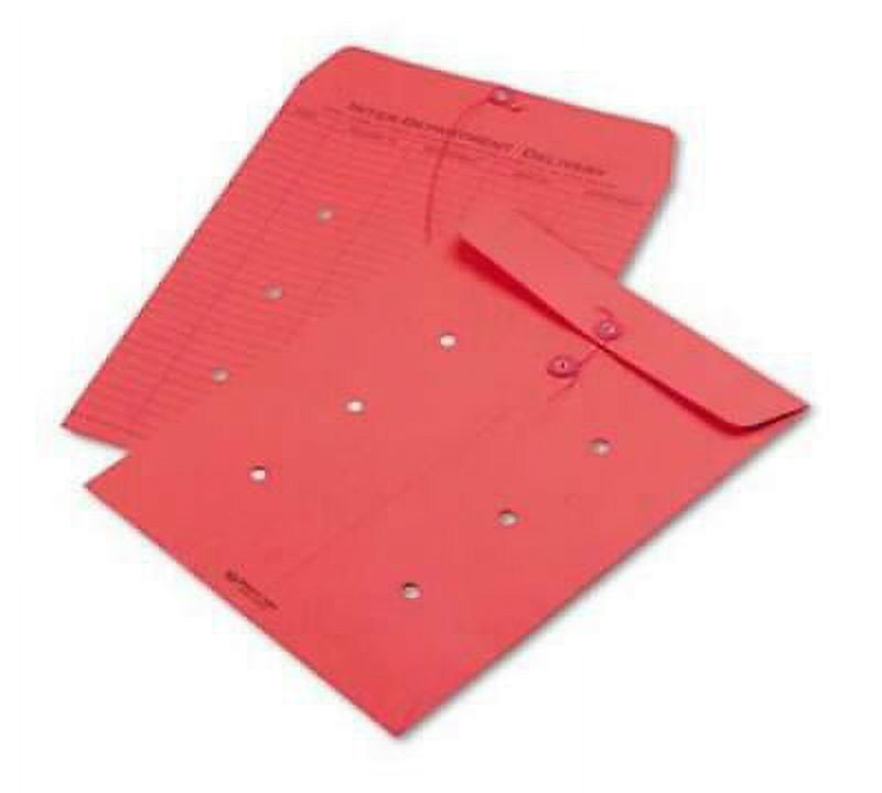 Quality Park Colored Paper String and Button Interoffice Envelope, #97 ...