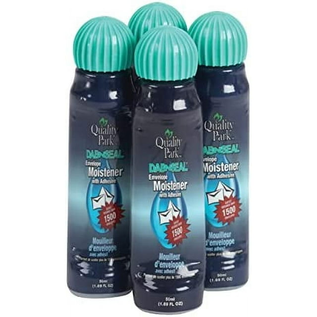 Quality Park Dab-N-Seal Envelope Moistener with Adhesive, 50ML Bottle ...