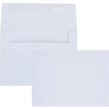"Quality Park Large Invitation Card Envelopes, 5-3/4"" x 8-3/4"", Box ...