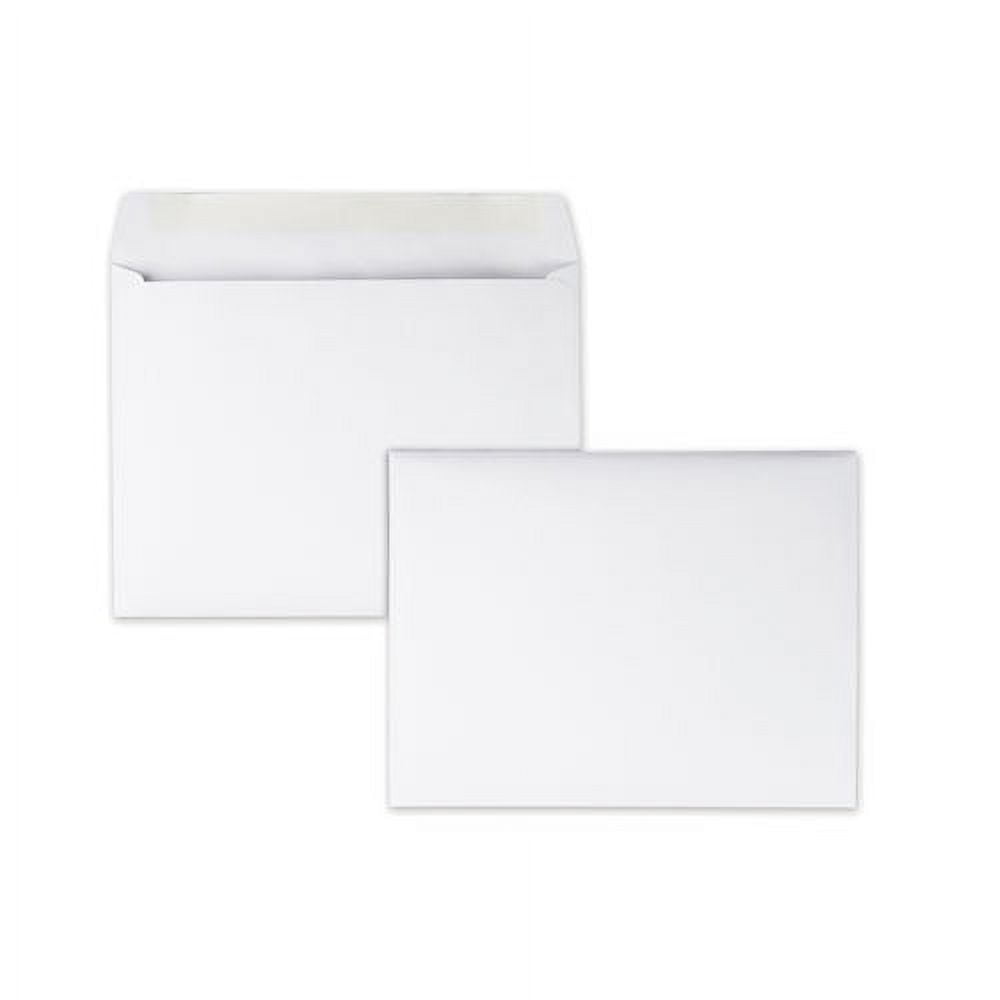 Quality Park Open-Side Booklet Envelope, #10 1/2, Hub Flap, Gummed ...