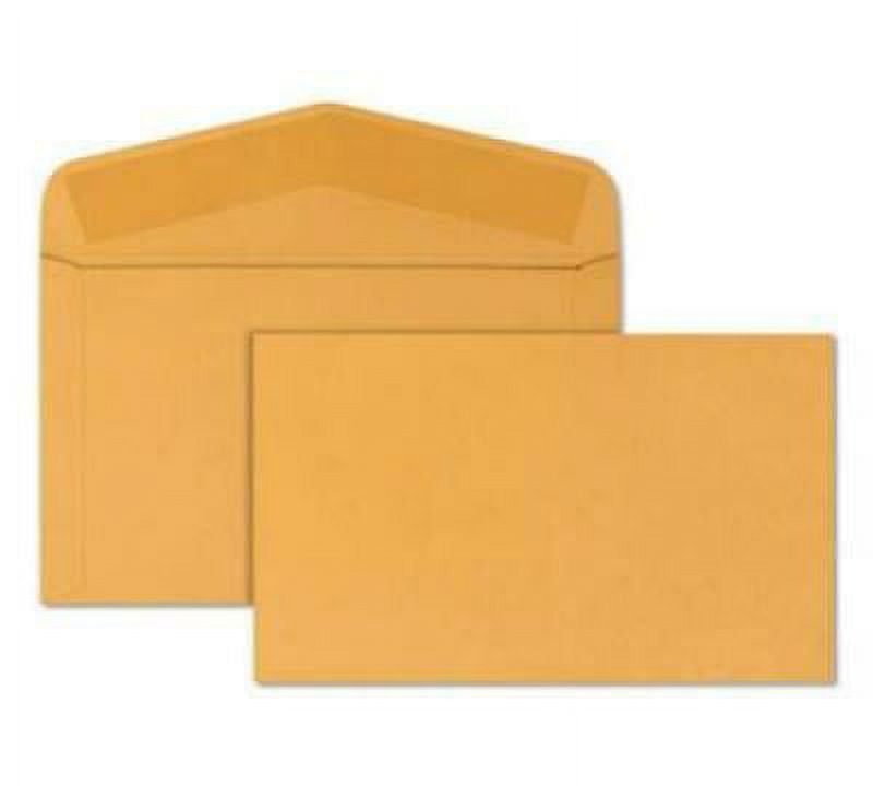 Quality Park Open-Side Booklet Envelope, #15, Hub Flap, Gummed Closure ...