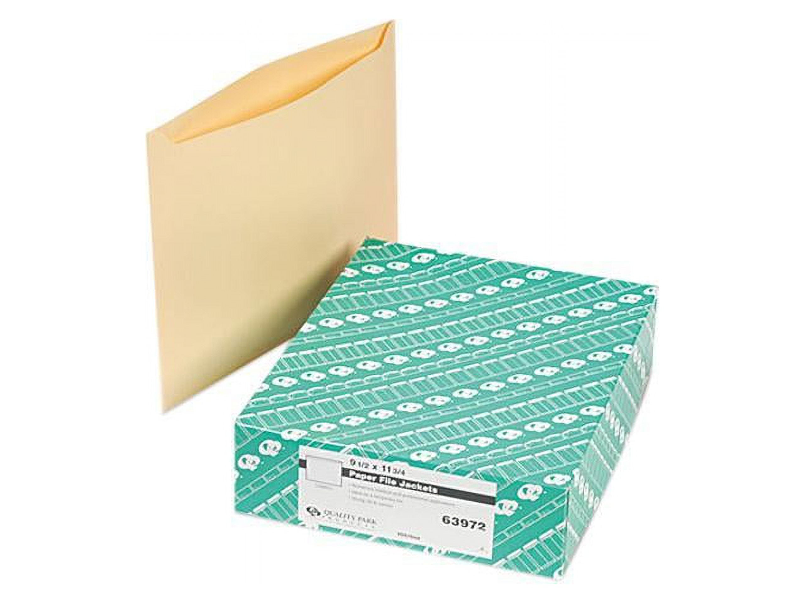Quality Park Manila Folders, 9 1/2 x 11 3/4, 28 lb, Box of 100, 63972 ...
