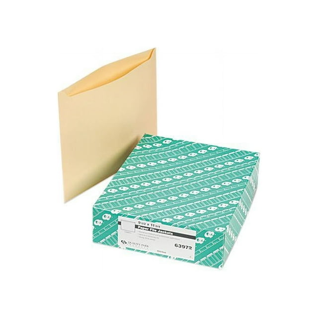Quality Park Manila Folders, 9 1/2 x 11 3/4, 28 lb, Box of 100, 63972 ...