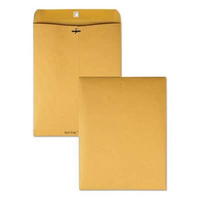 Quality Park Business Clasp Envelope, 10 x 13, Mailing Closure, Brown ...
