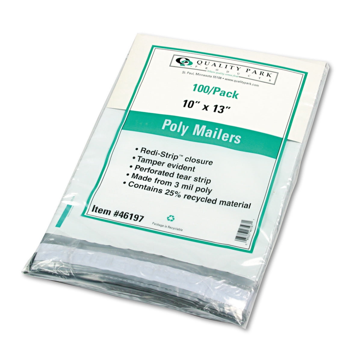 Free Shipping! Quality Park, QUA46197, Poly Mailing Envelopes, 100 ...