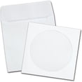 Quality Park CD/DVD Paper Sleeves, Disc Holds, 100/Box, White ...