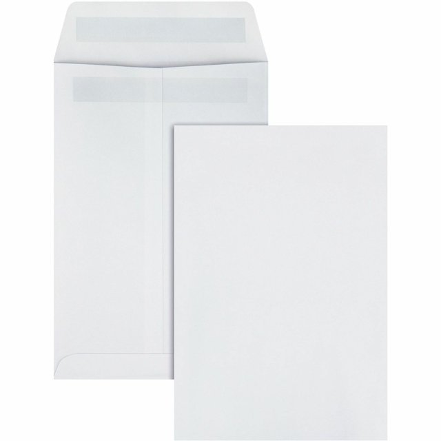 Quality Park Redi-Seal White Catalog Envelopes - Catalog - 6"W x 9" L ...