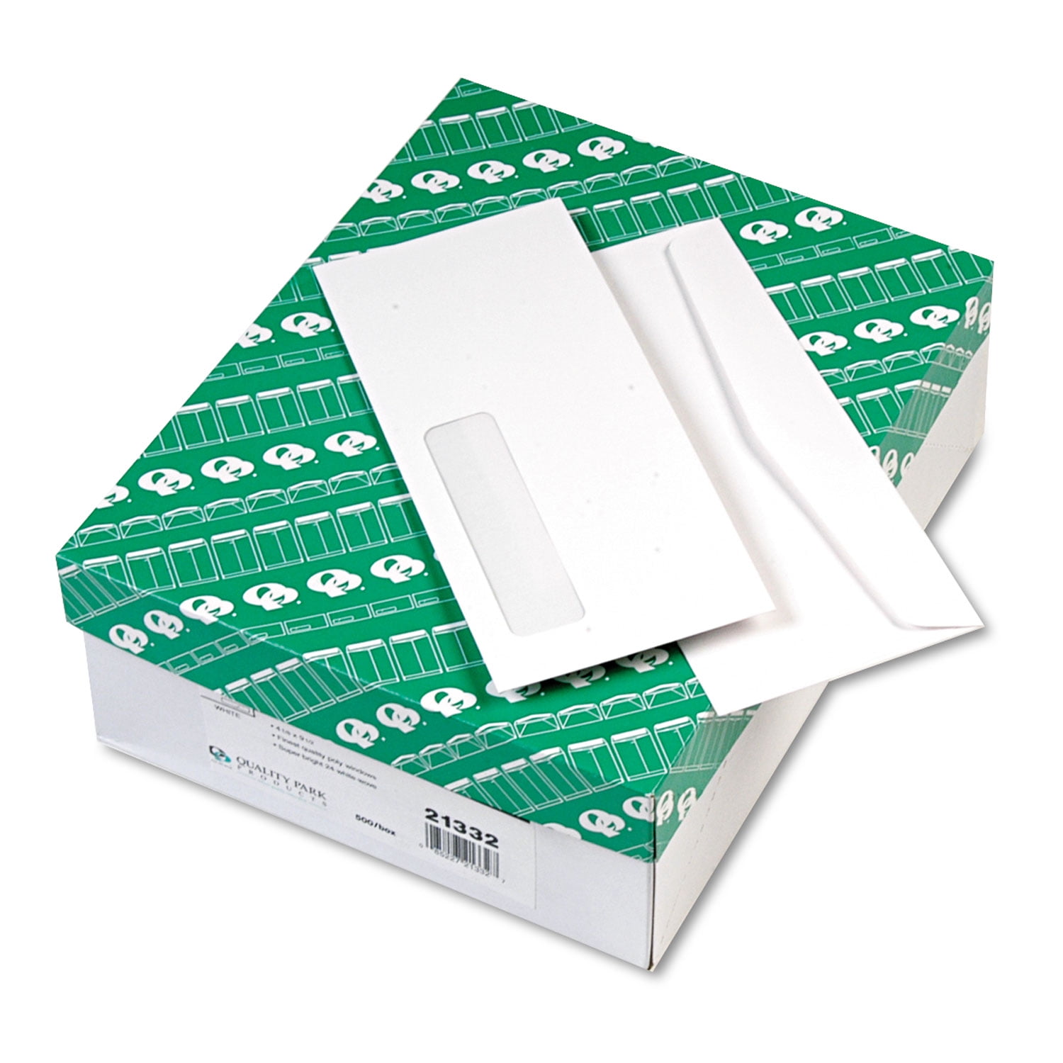 Quality Park Right Window Business Envelopes - Single Window - 24 lb ...