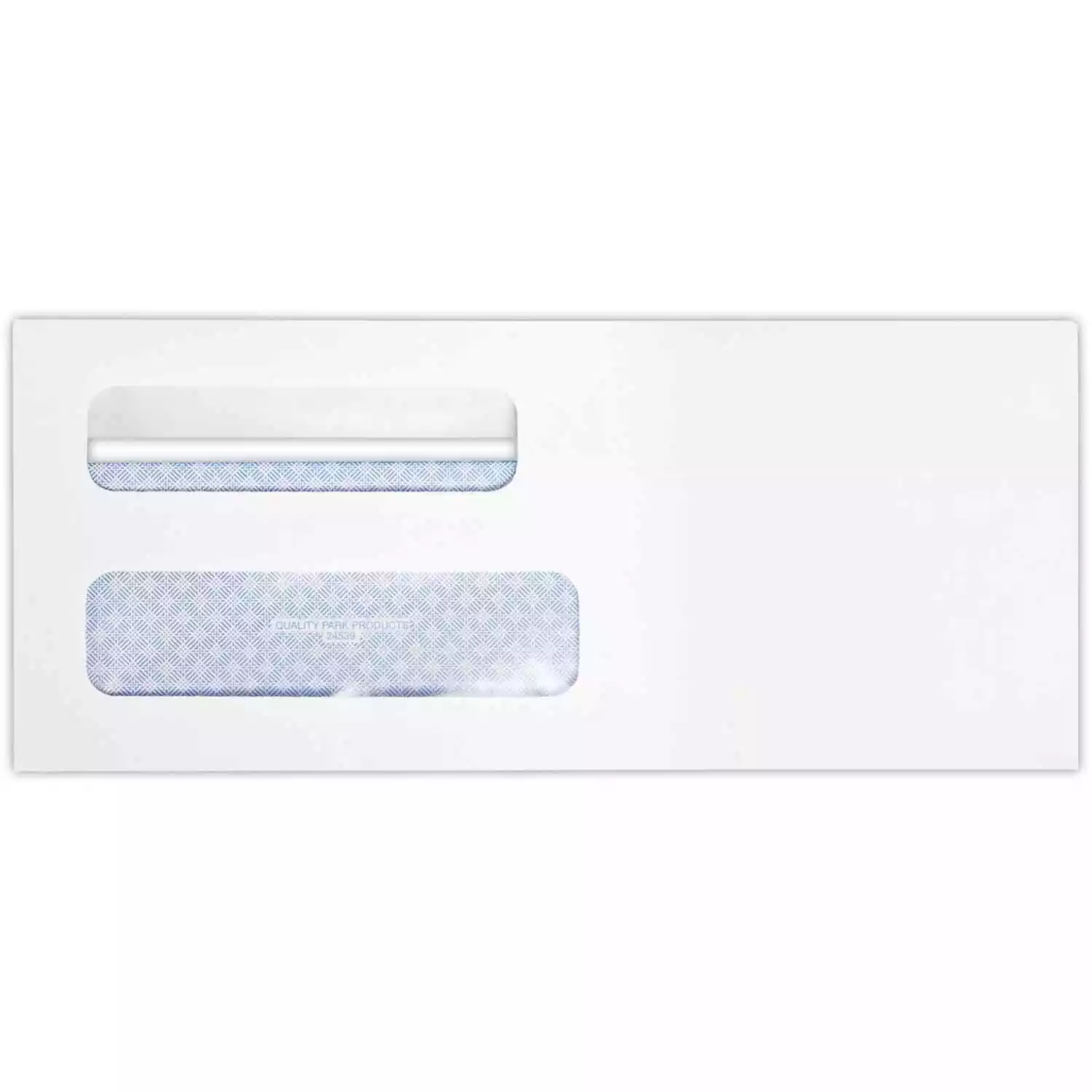 Quality Park Self Seal Security Tinted #8 Double Window Envelope 3 5 ...