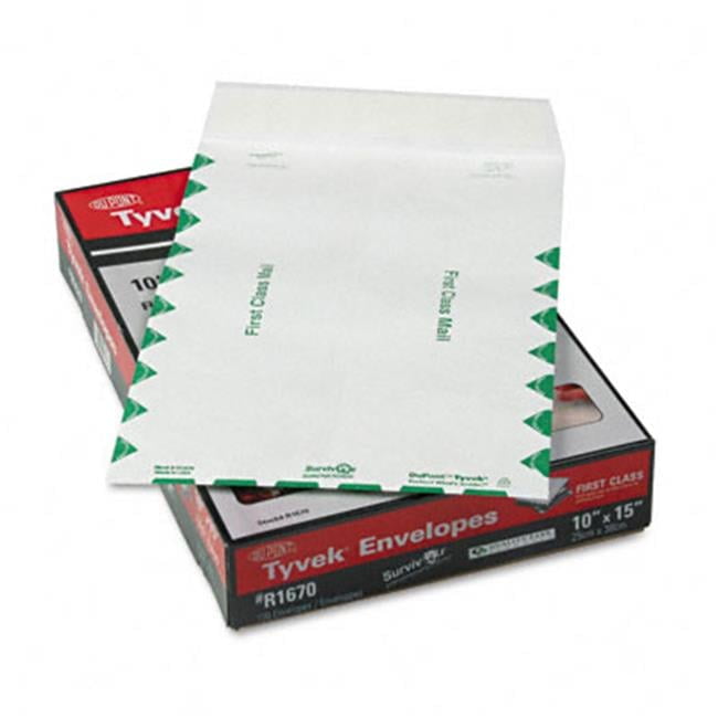 Quality Park Tyvek USPS First Class Mailer Side Seam - White - 10in. x ...