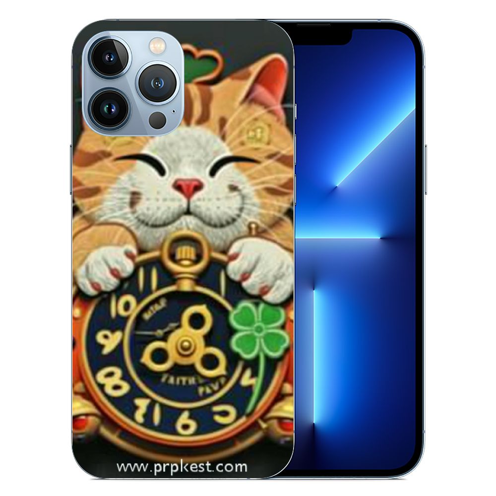 -Quality Phone Cases for iPhone, and Phones - Black Lucky Cat - Walmart.com