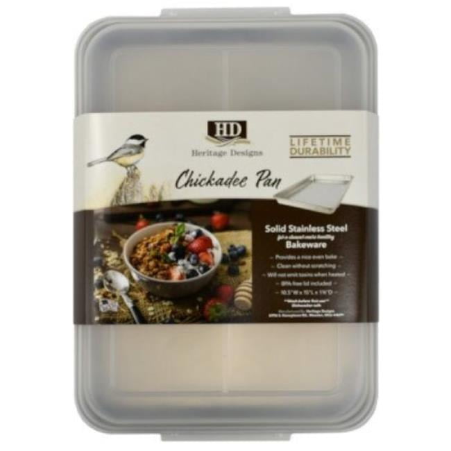 Quality Plastics QP1200-01 15 x 10 x 1.375 in. Chickadee Jelly Roll Pan ...