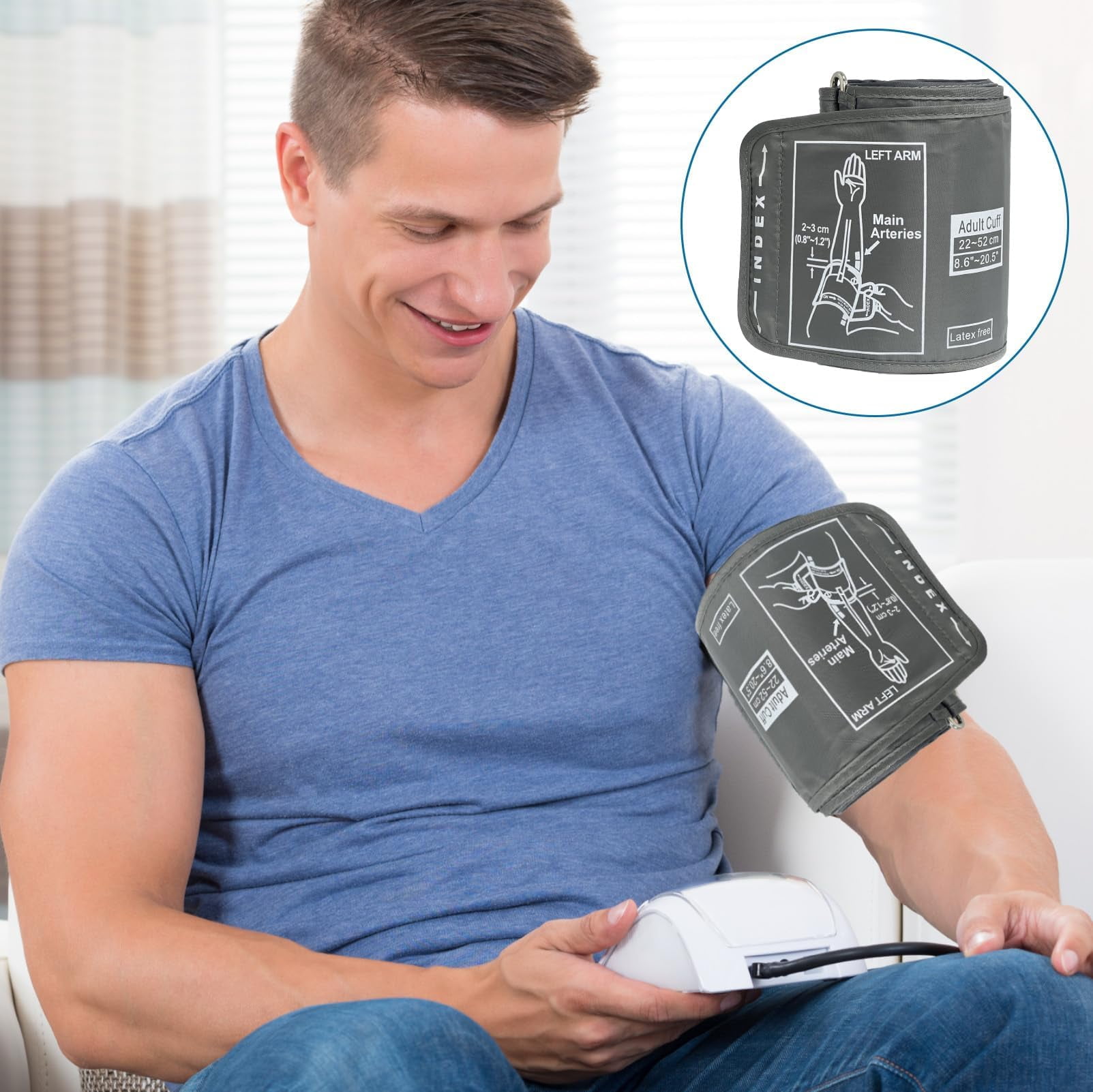 Quality Replacement Blood Pressure Extra Large Cuff Compatible with ...