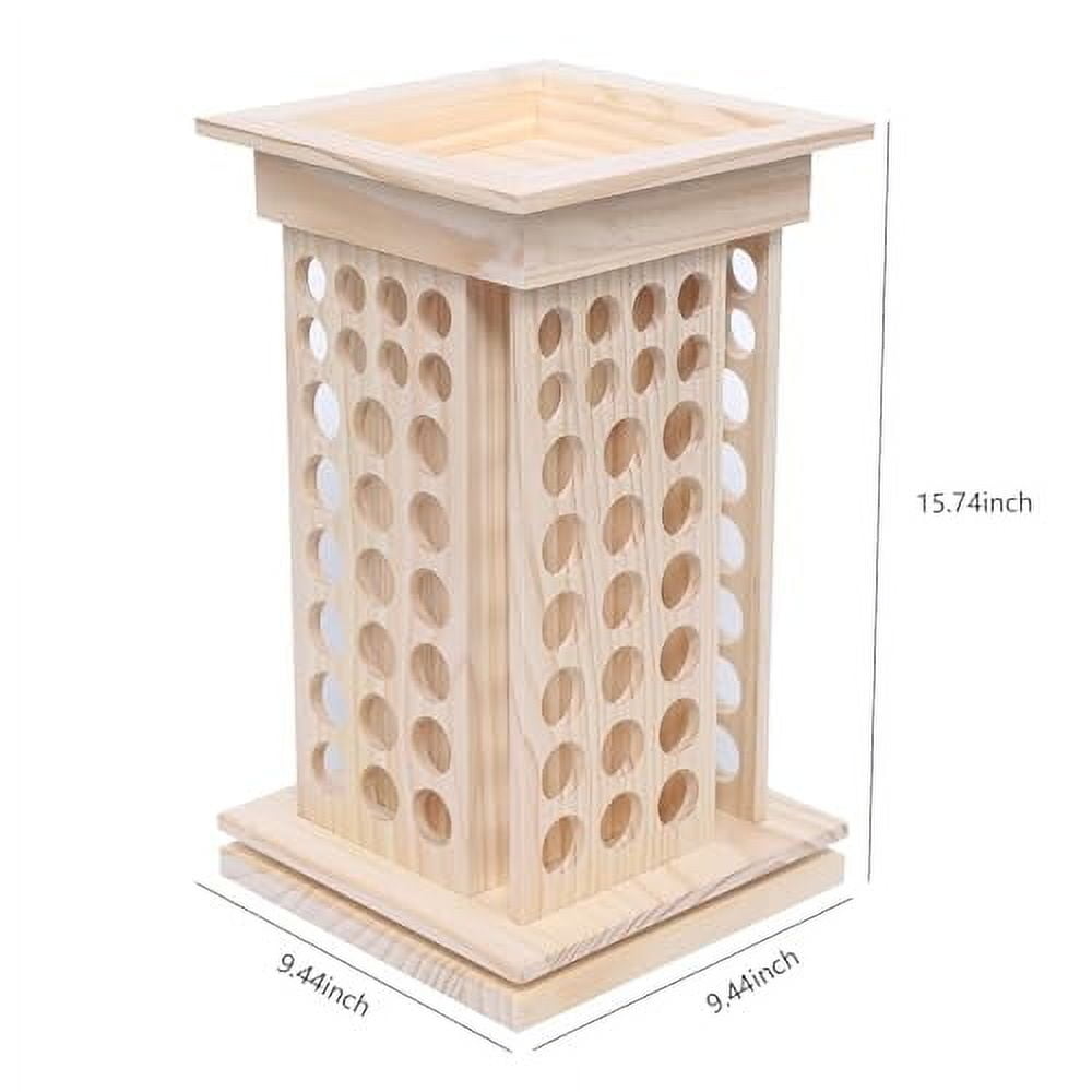 Quality Rotating Essential Oil Rack for 5-15ml Roller Bottles, 8-Tier ...