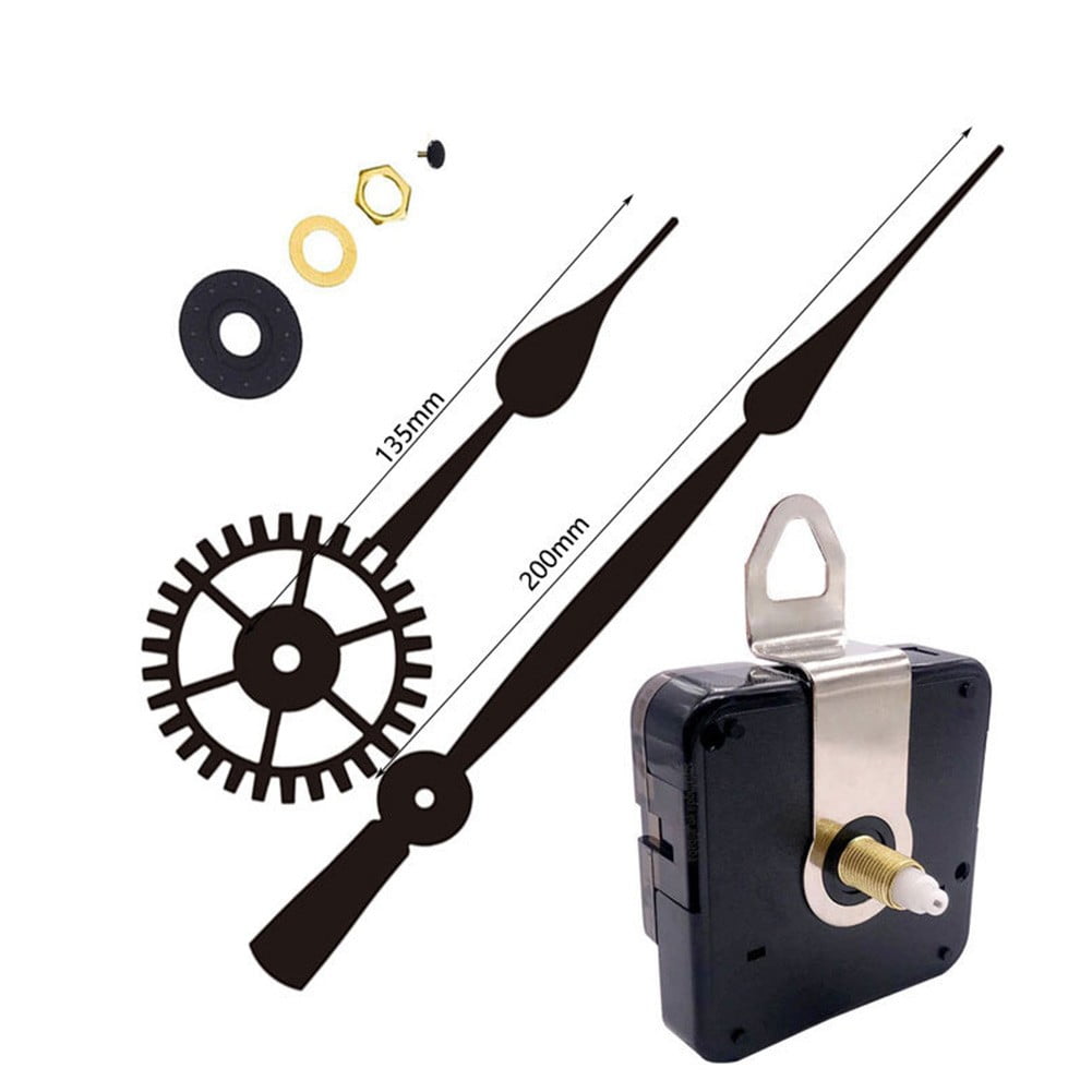 Quality Silent Quartz Diy Mechanism Movement Kits Large Long Hands ...