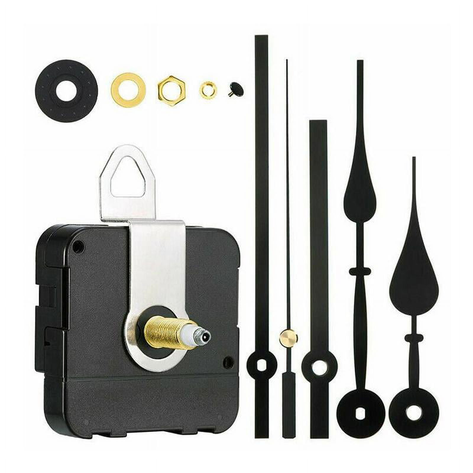 Quality Silent Quartz clock mechanism movement Kit LARGE Hands Wall ...