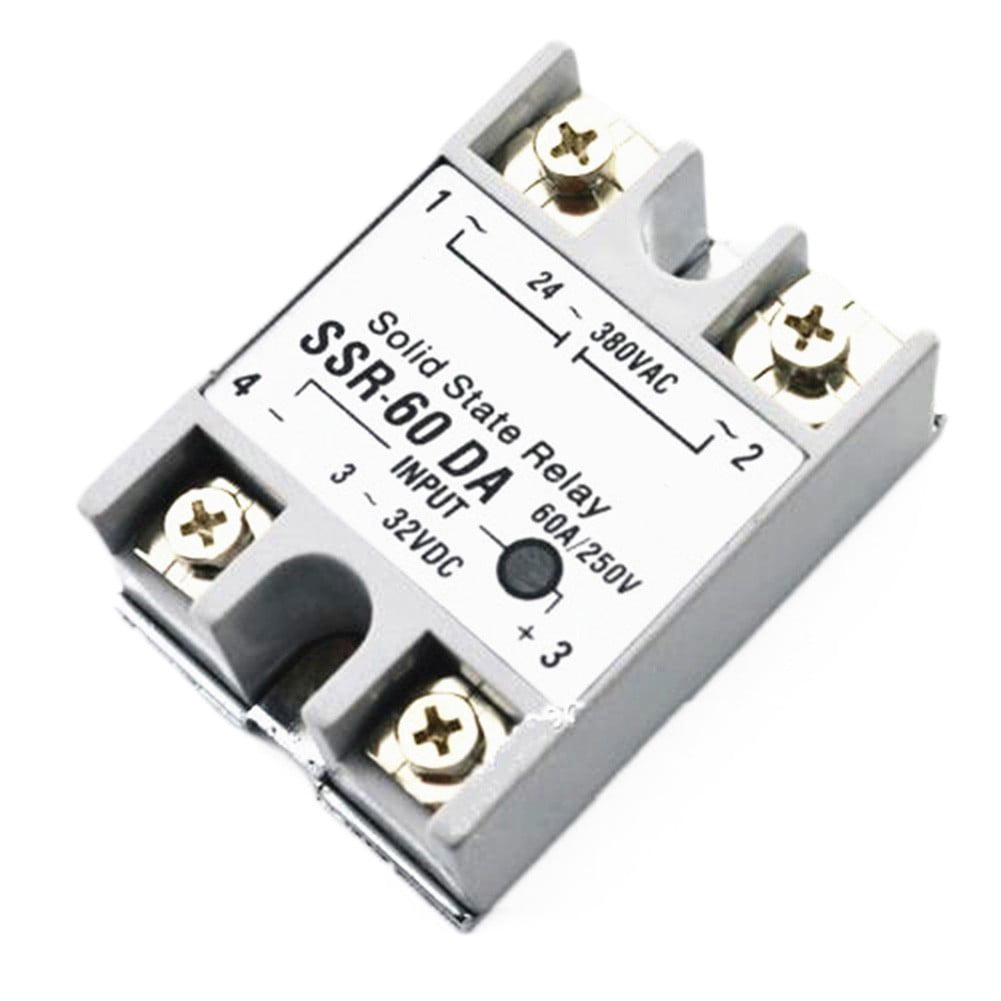 Quality single-phase solid state relay SSR-10-100DA with DC control AC SSR-60DA - Walmart.com