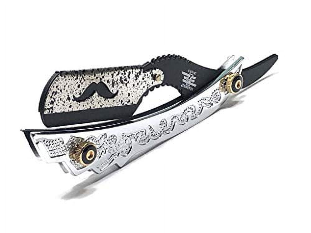 Quality Special Edition Silver Design Unisex Straight Edge Folding ...