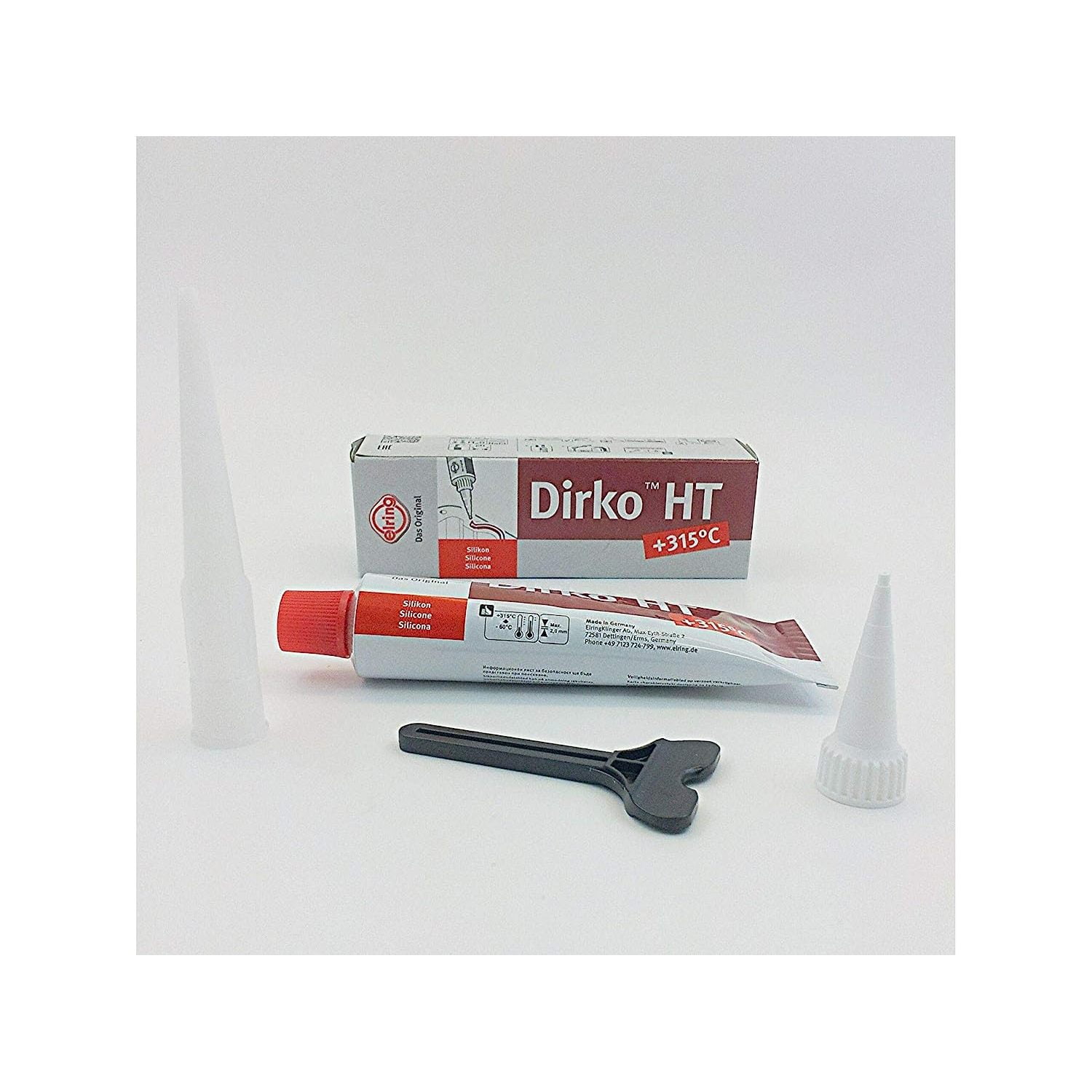 Quality Tube of DIRKO HT RED SEALANT Silicone 70 ML Compatible with ...