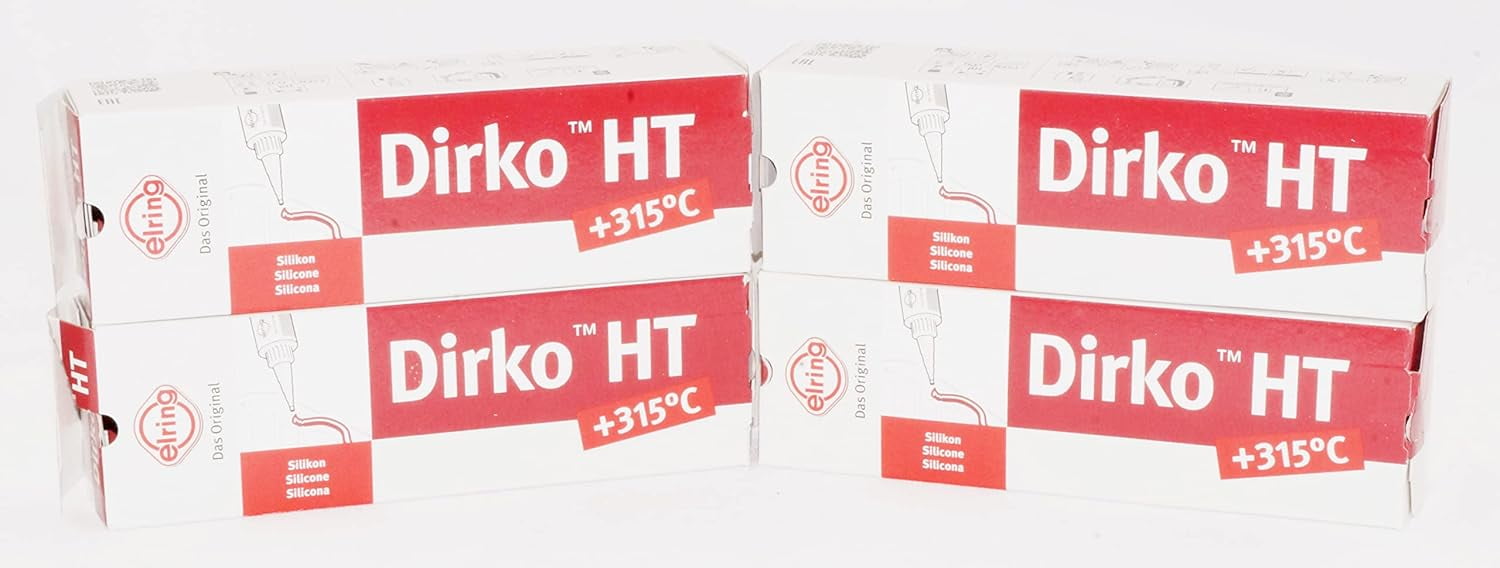 Quality Tube of DIRKO HT RED SEALANT Silicone 70 ML Compatible with ...