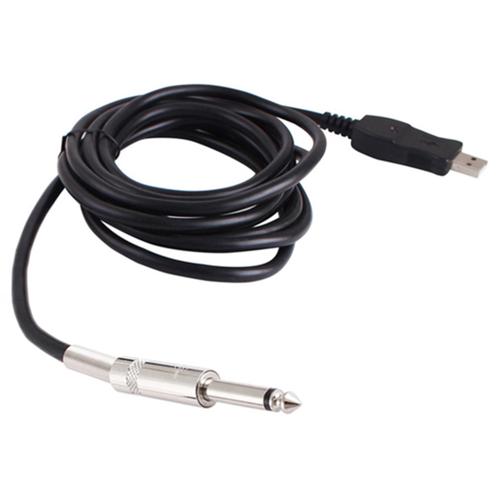 Quality USB Guitar Interface Cable for Recording and Amplifying Guitar ...
