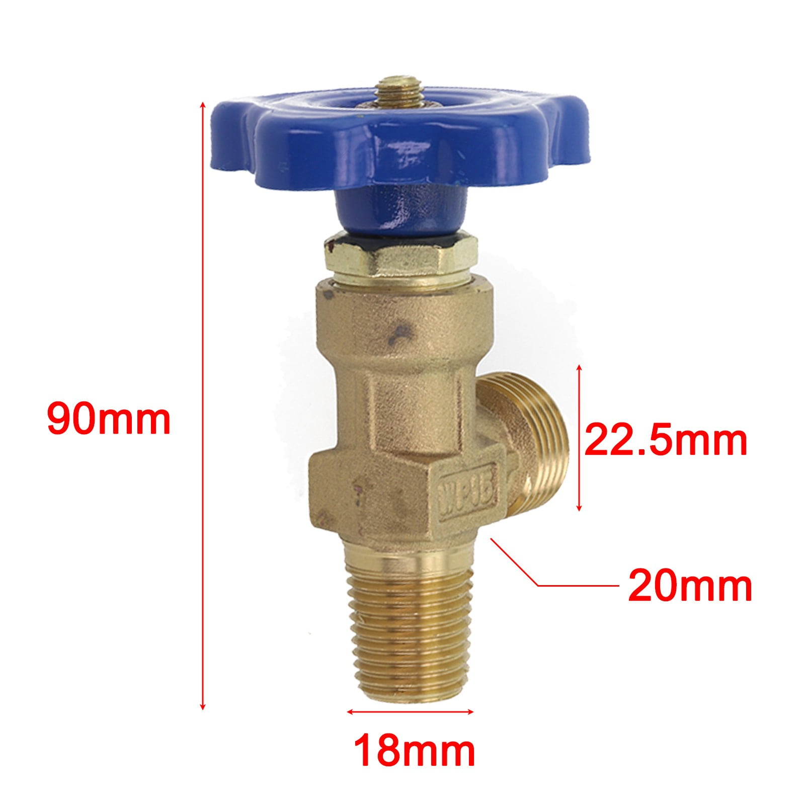 Quality Wp-15 Small Argon Gas Cylinder Valve With Copper Head And Steel ...