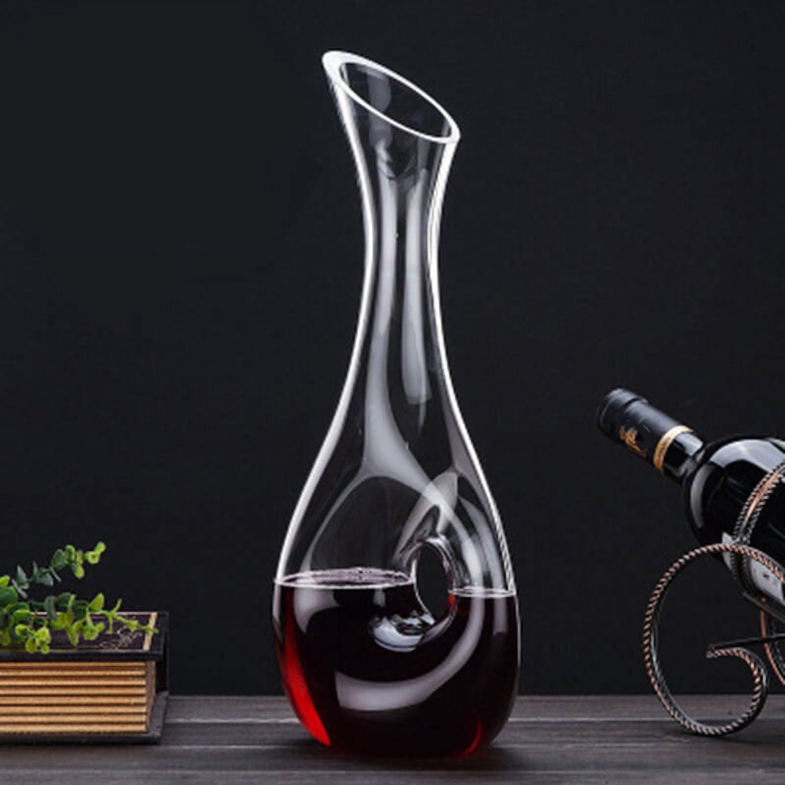 Quality Glass Wine Decanter, Snail Style Red Wine Carafe, Lead Free ...