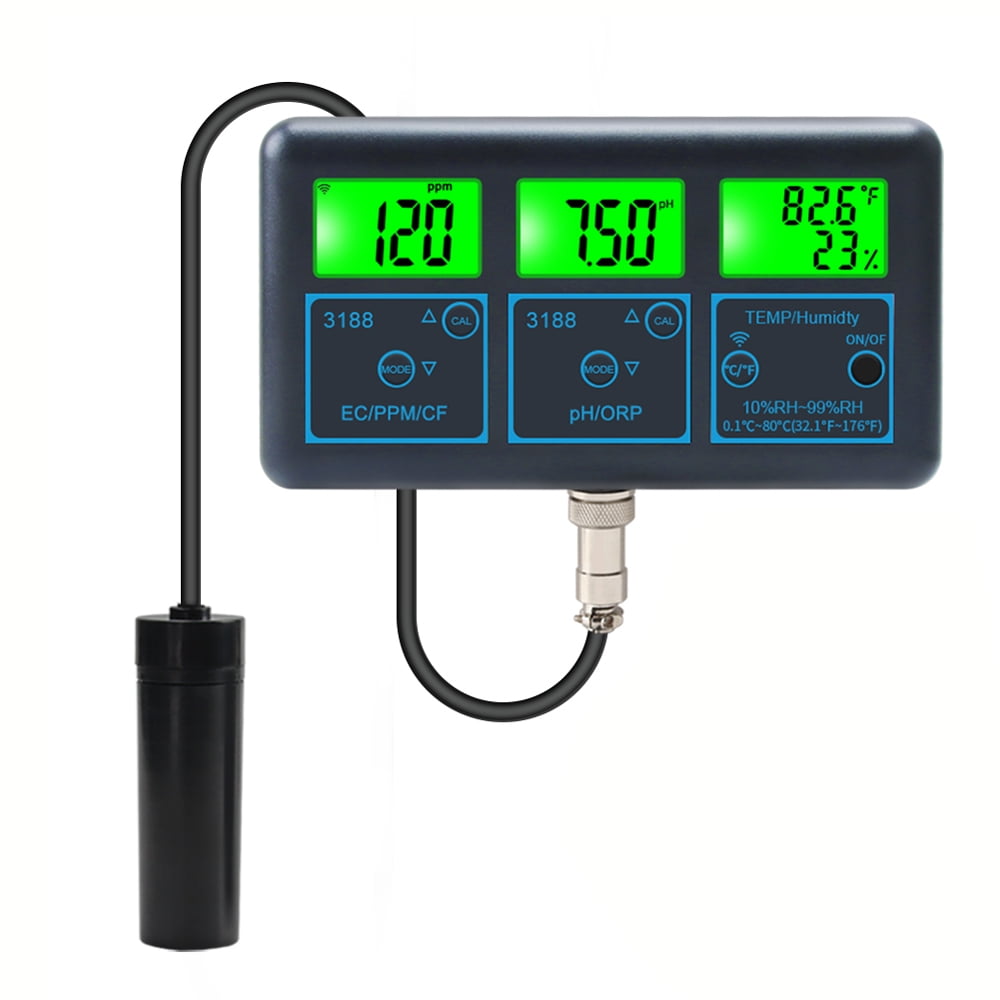 Quality analyzer,Water Display Meter 7in1 Water Quality Pool Water ...