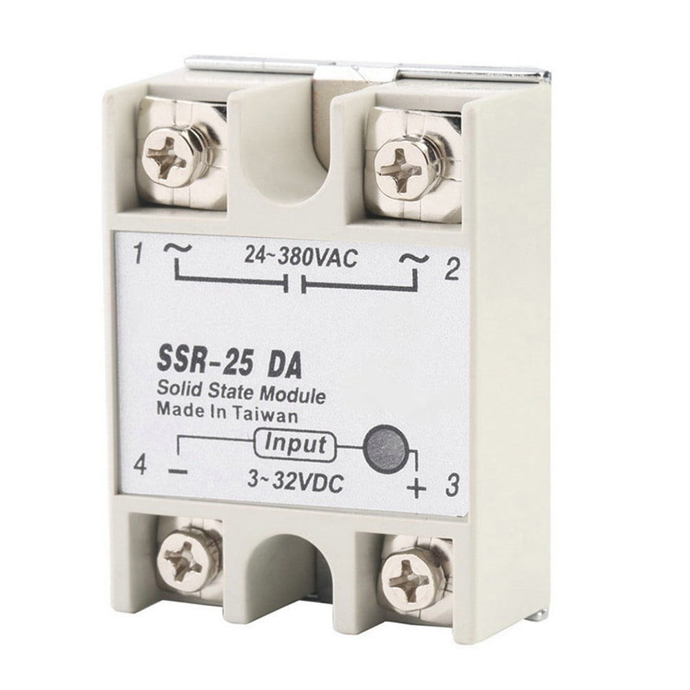 Quality Single-Phase Solid State Relay Ssr-10-100Da with Dc Control Ac Ssr-25Da - Walmart.com