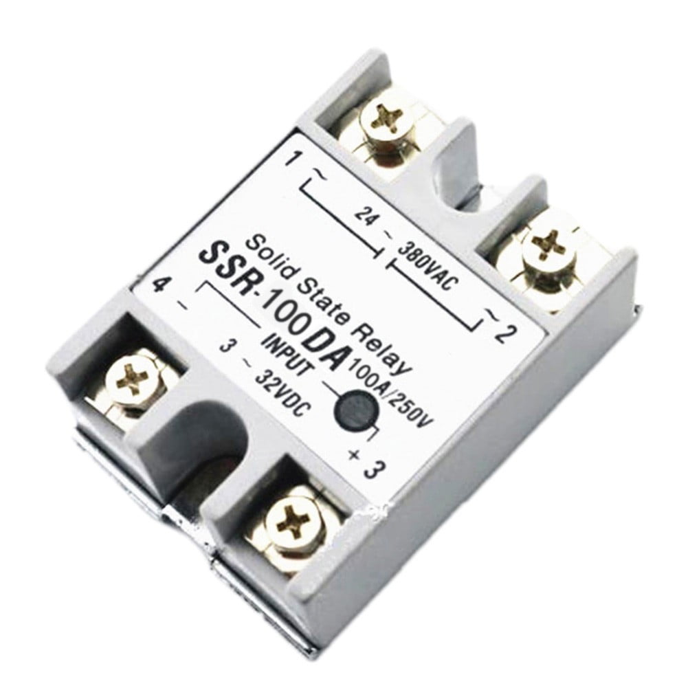 Quality single-phase solid state relay SSR-10-100DA with DC control AC ...