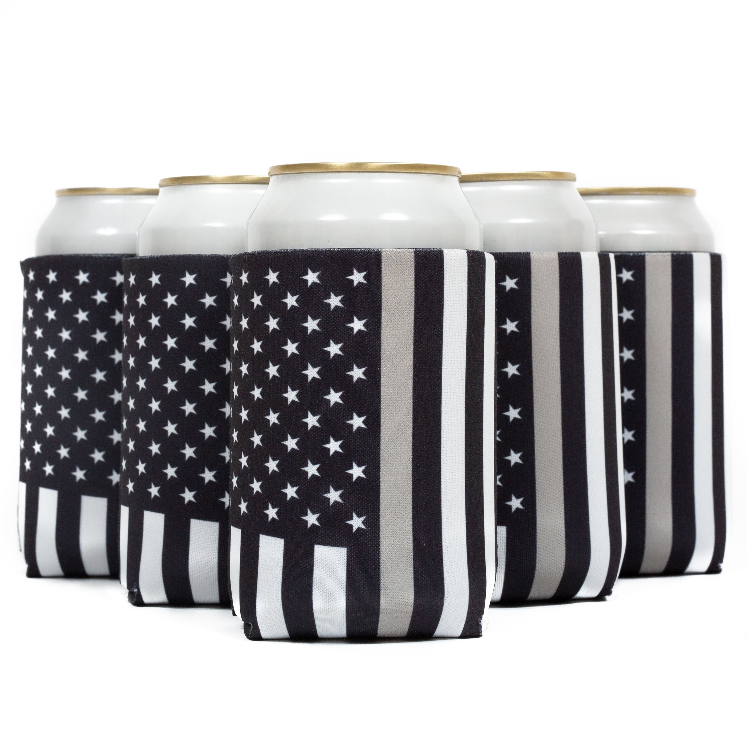 QualityPerfection Can Cooler Sleeves Neoprene 12 oz Can Holder Set of 6 ...