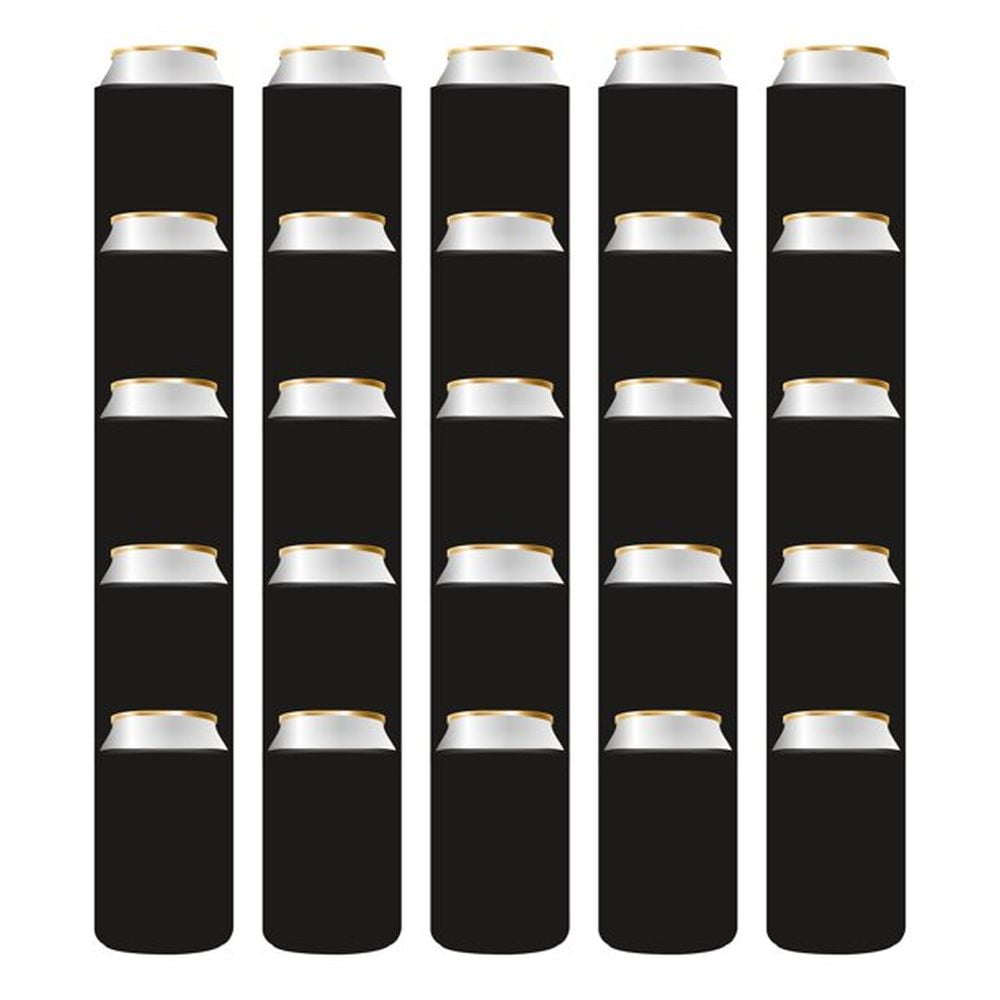 QualityPerfection Foam Can Cooler Sleeves Insulated 12oz Can Holder Set ...