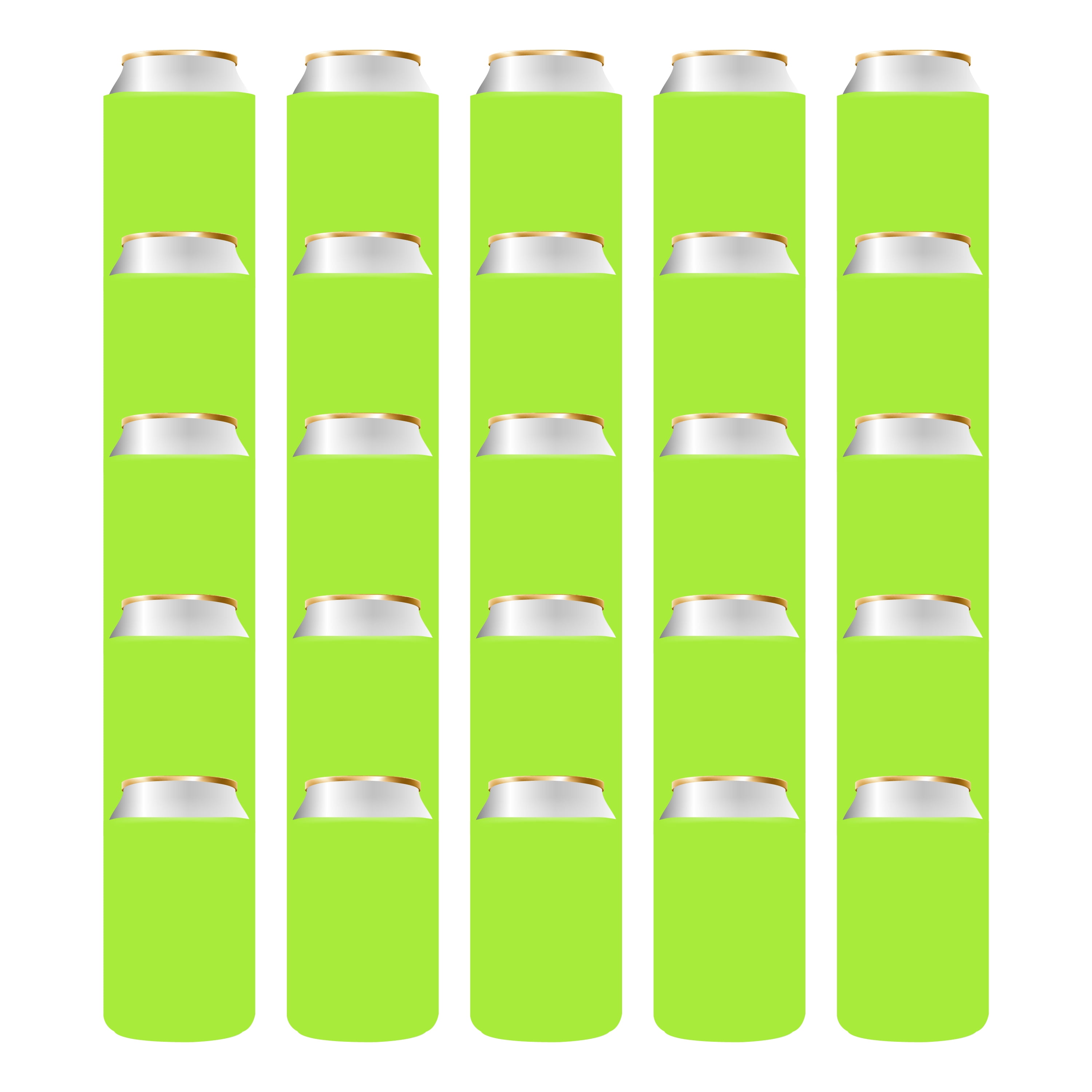QualityPerfection Foam Can Cooler Sleeves Insulated 12oz Can Holder Set ...