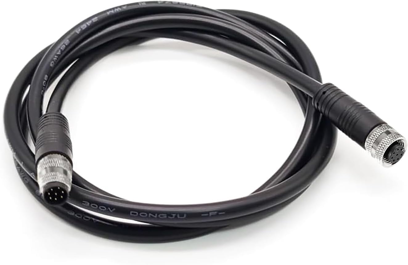 Quanmin M12 8 Pin Male to Female Shielded Aviation Sensor Connector ...