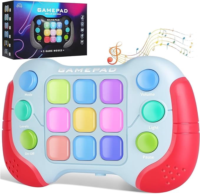 Quanquer Pop Toy Fast Push Game-Electronic Fidget Light Up Sensory Toys ...