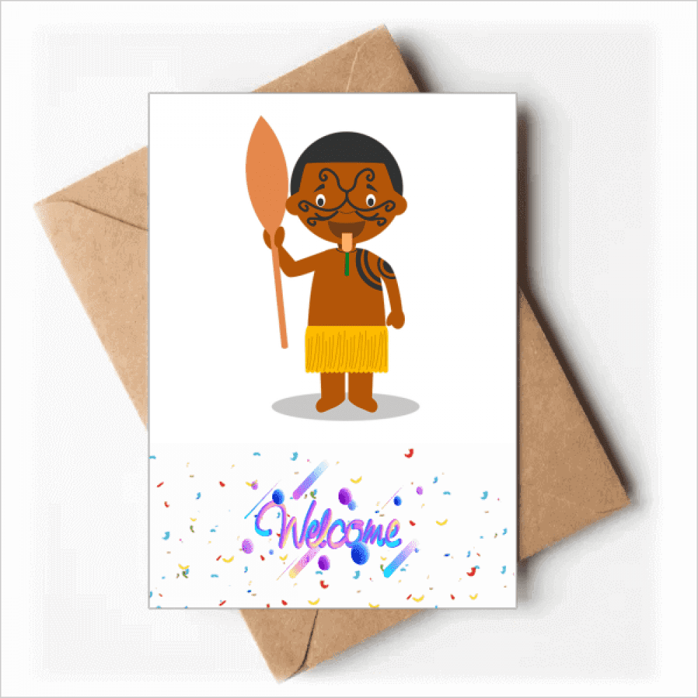 Quant Black New Zealand Cartoon Welcome Back Greeting Cards Envelopes ...