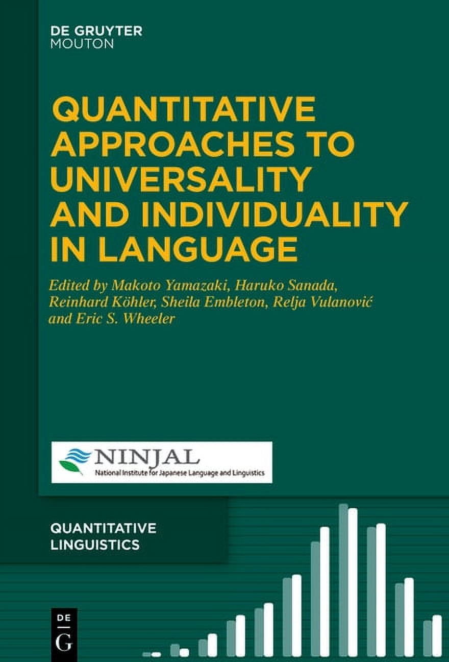 Quantitative Linguistics [Ql] Quantitative Approaches to Universality and Individuality in ...