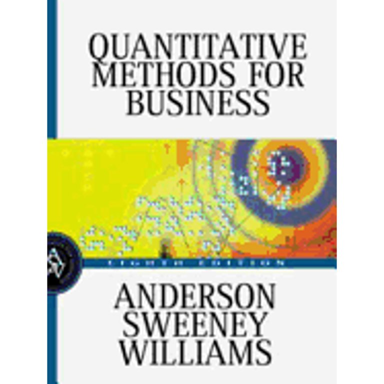 Quantitative Methods For Business Quantitative Techniques For Business