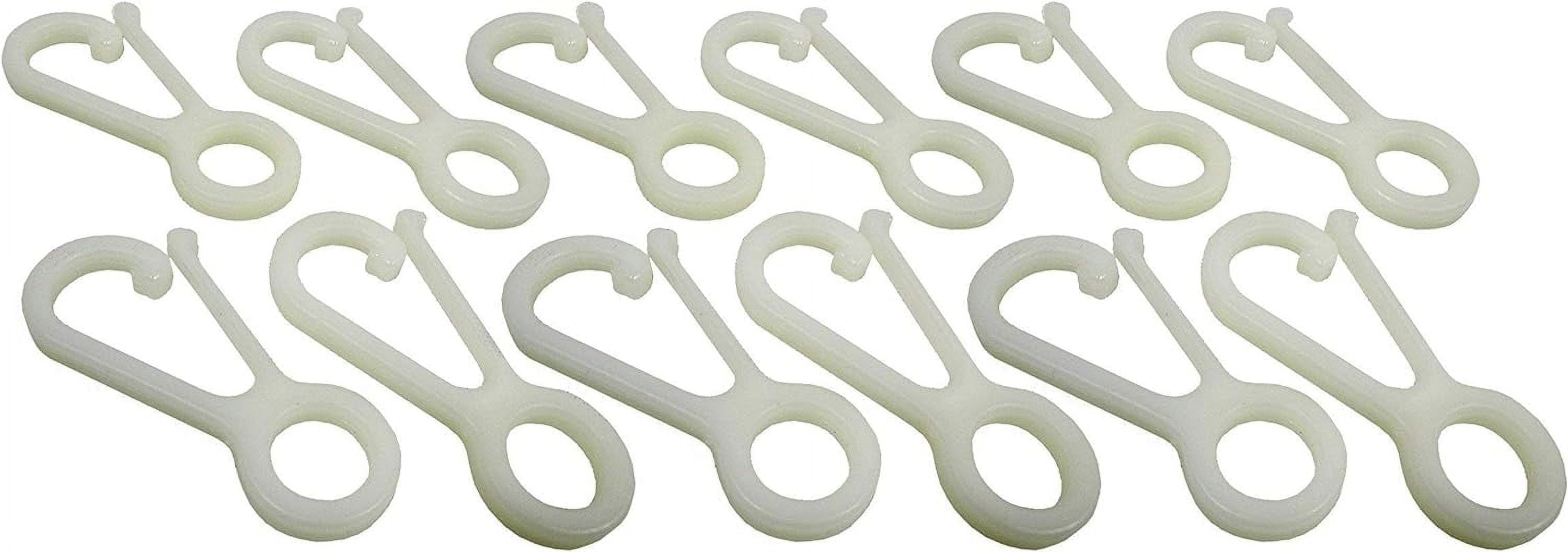 Quantity 12-2.25" Plastic Snap Hook Clips To Attach To Halyard Rope For ...