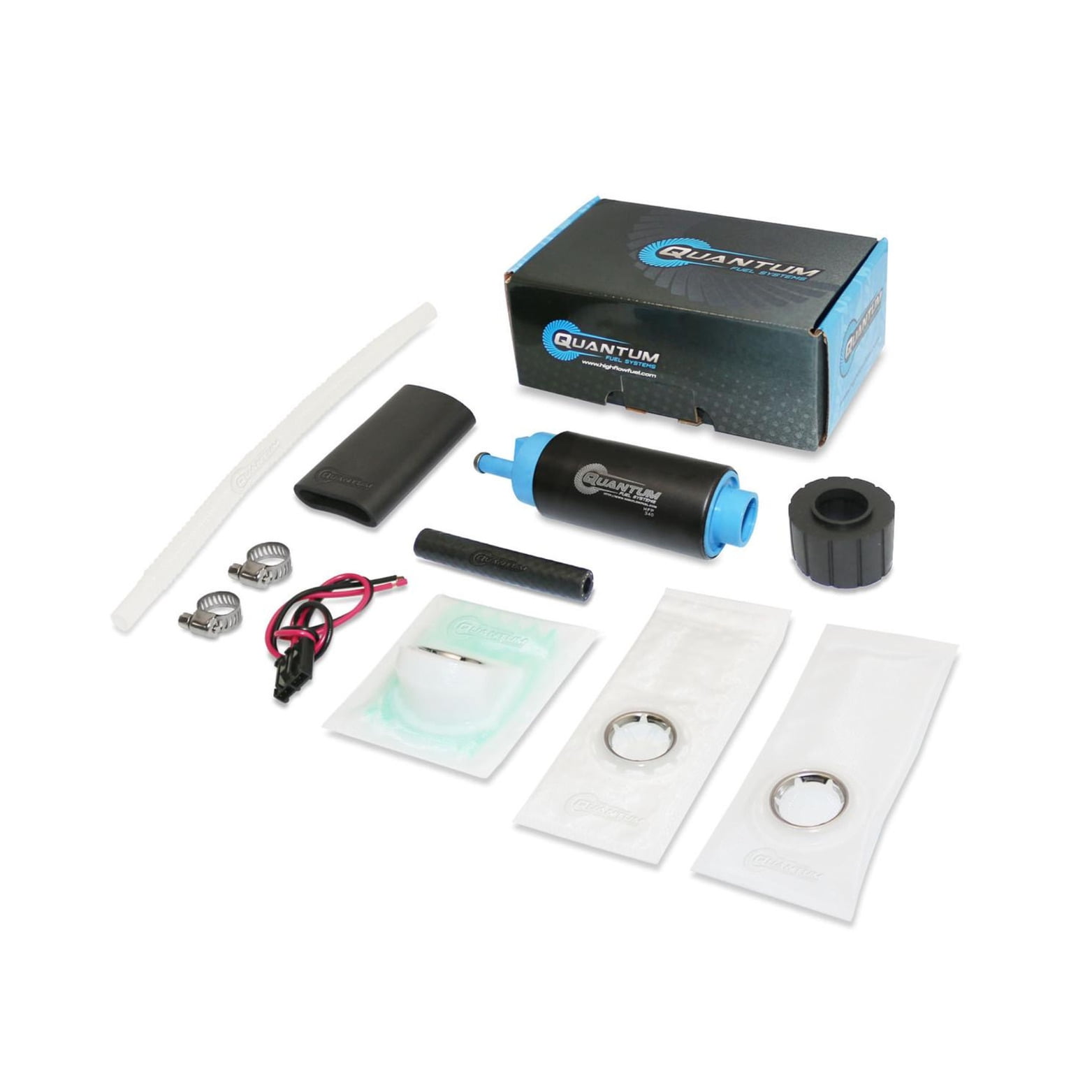 Quantum 255LPH In-Tank High Flow Fuel Pump with Installation Kit ...