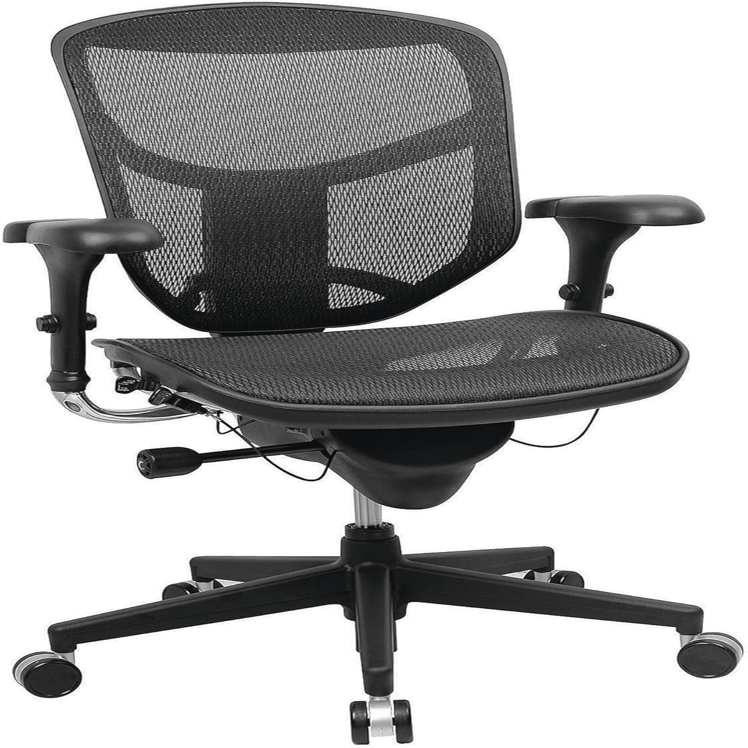Workpro Quantum 9000 Series Ergonomic Mid Back Mesh Mesh Chair Black