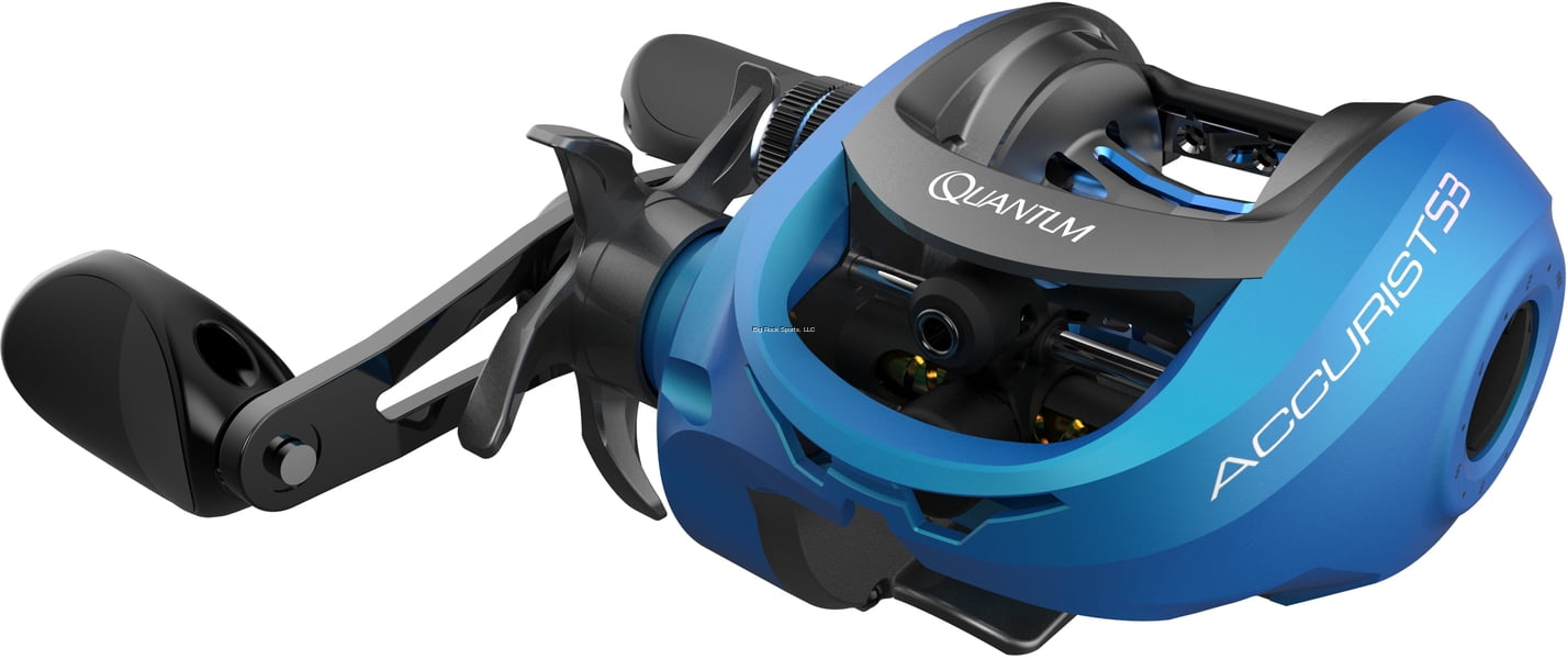 Quantum ATDB100HPT.BX2 Accurist Baitcast Reel, Blue Sun, 1 pc Alum ...