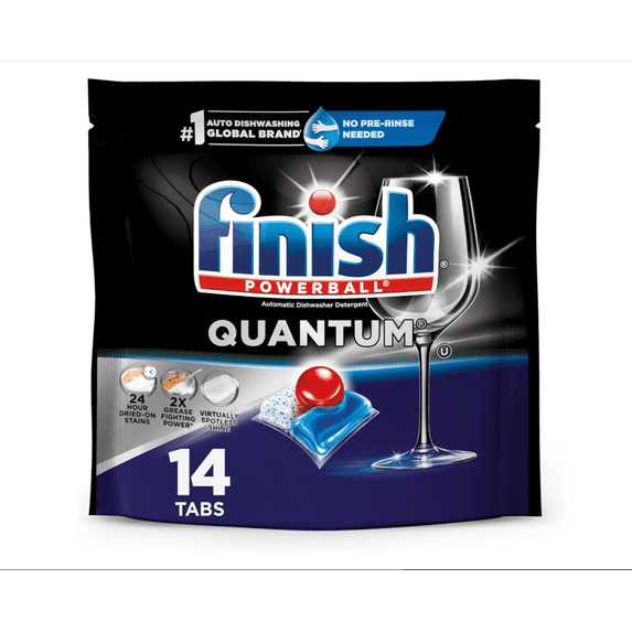 Quantum Dishwasher Pods, No Pre-Rinse Dishwasher Detergent Soap Removes ...