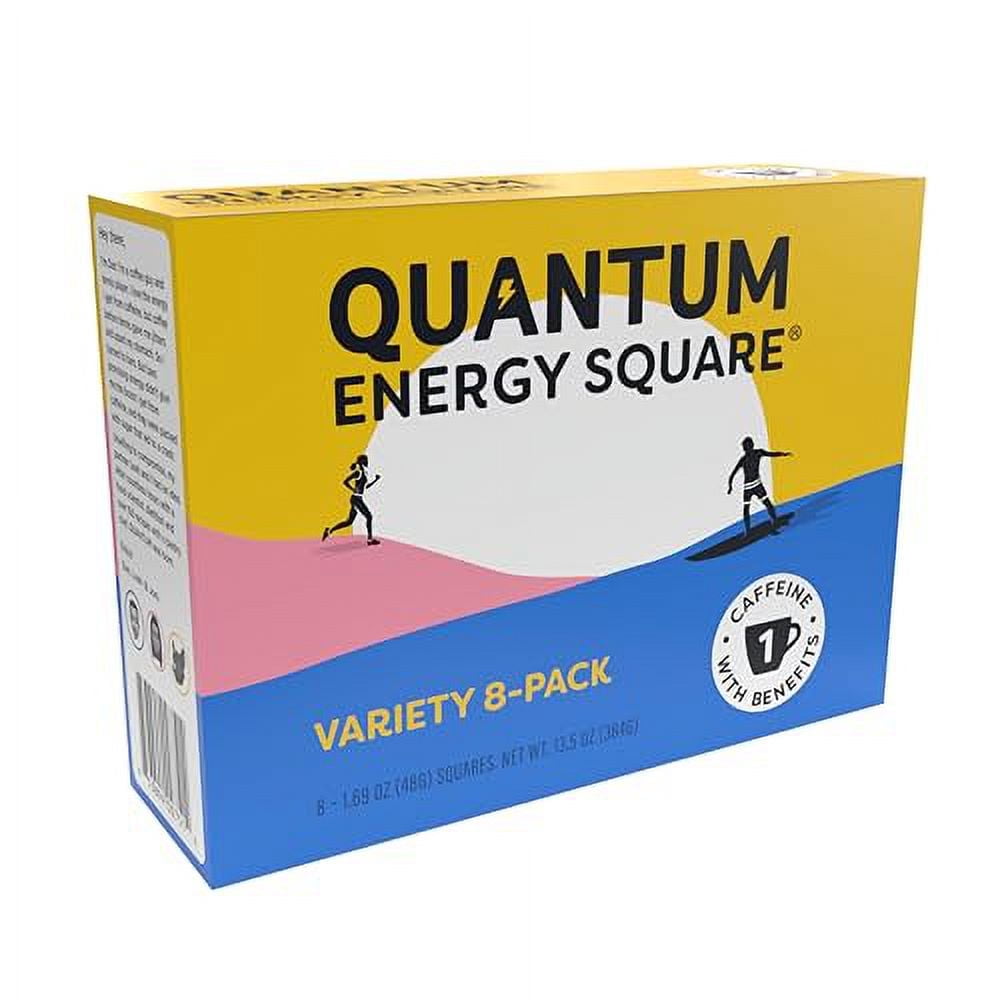 Quantum Energy Square: Energy Bar with Caffeine & 10g Protein. Delicious Healthy Snack On The Go ...