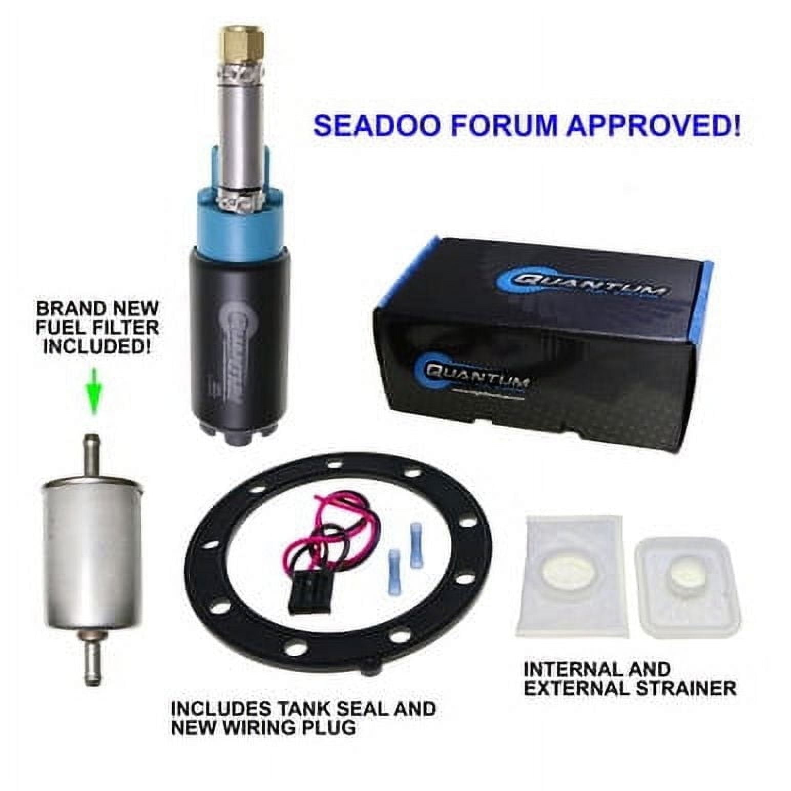Quantum Fuel Pump Replacement Kit w/ Tank Seal & Filter for SeaDoo GTX ...